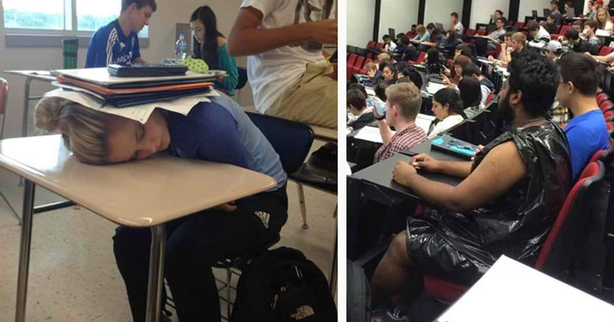 15 Hilarious Students Who Are Having So Much Fun At School - Elite Readers
