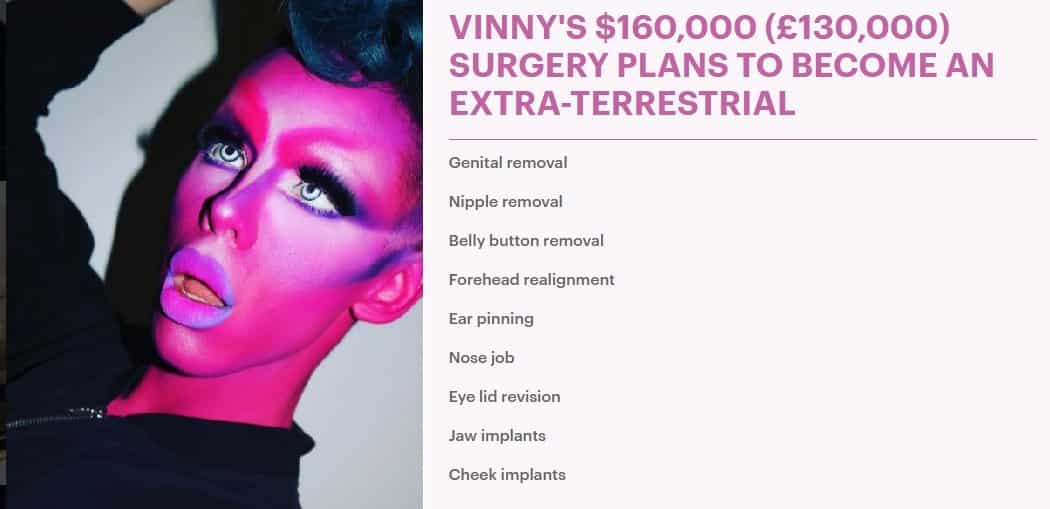Man Spends $50,000 on Over 100 Surgeries to Transform Into ‘Genderless ...
