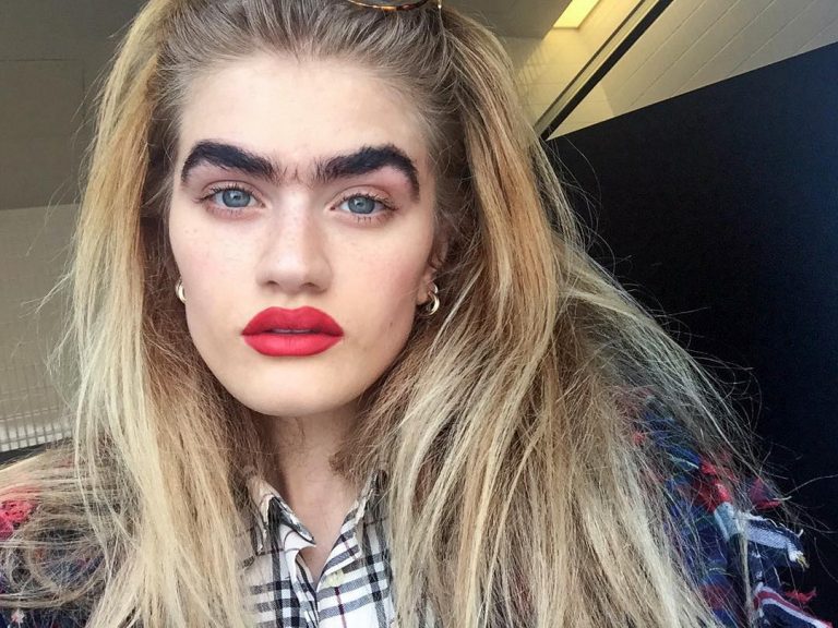 Meet The Stunning Model With A Bushy Unibrow Who Challenges Beauty ...