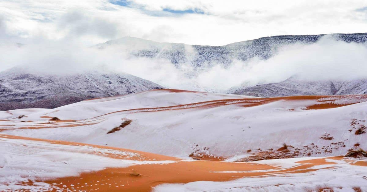 Captivating Photos Show The Sahara Desert Shrouded In Snow – The Third ...