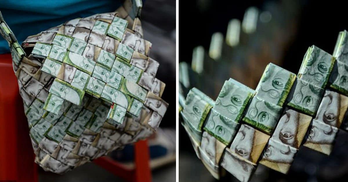 Venezuala's Currency Is Almost Worthless People Are Weaving Bank Notes ...