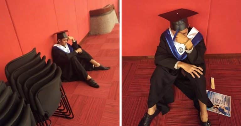 Student Breaks Down After Parents Failed To Attend His Graduation from ...