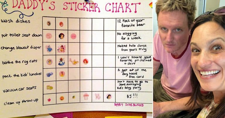 Woman’s Chore Chart For Her Husband Offers Interesting Rewards | Elite ...