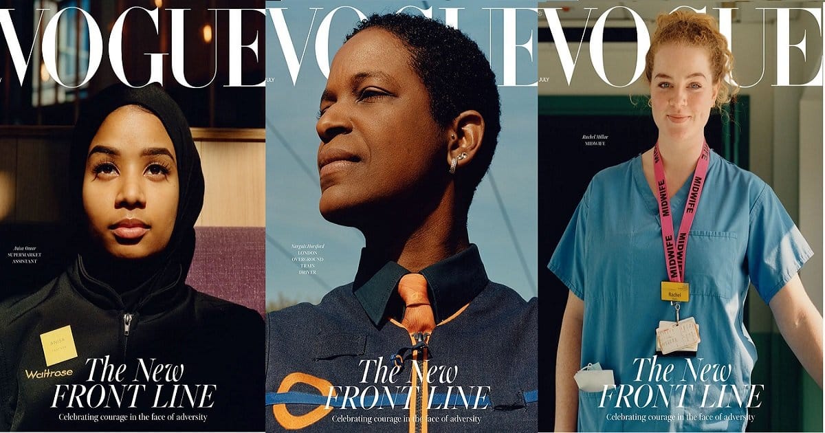 Vogue Features Workers Instead of Models in its Newest Cover | Elite ...