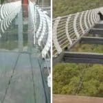 Famed China Glass Bridge Cracks and Breaks, Sending Tourists on a ...